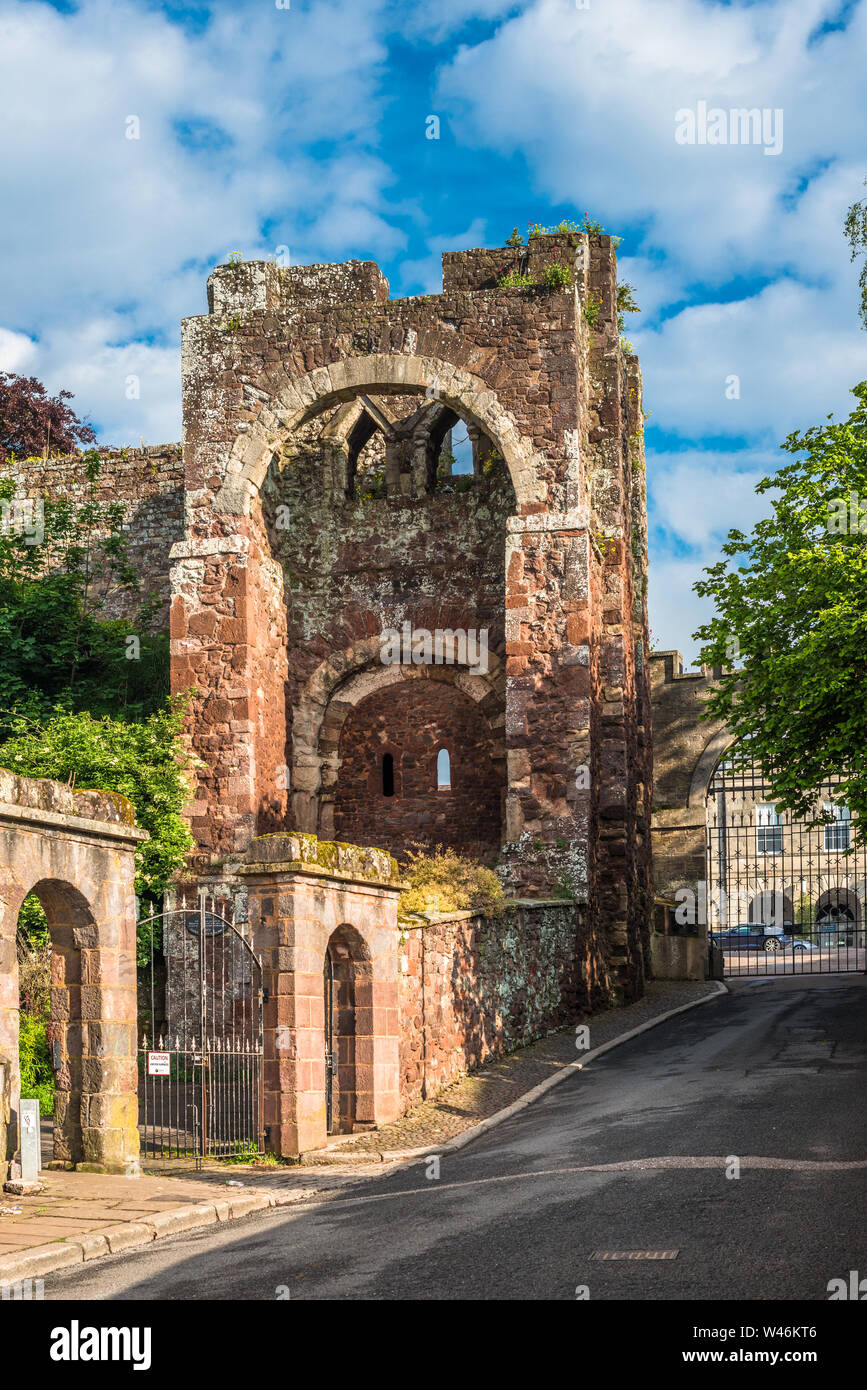 Exeter city wall hi-res stock photography and images - Alamy