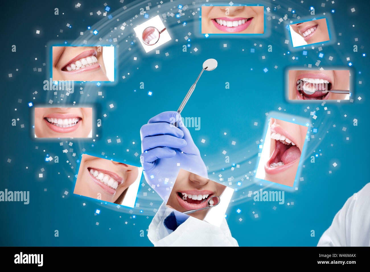Perfect set of teeth hi-res stock photography and images - Alamy