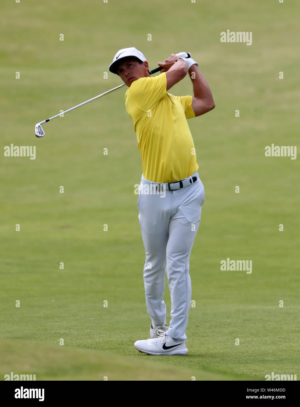 Denmark's Thorbjorn Olesen on the 2nd during day three of The Open ...