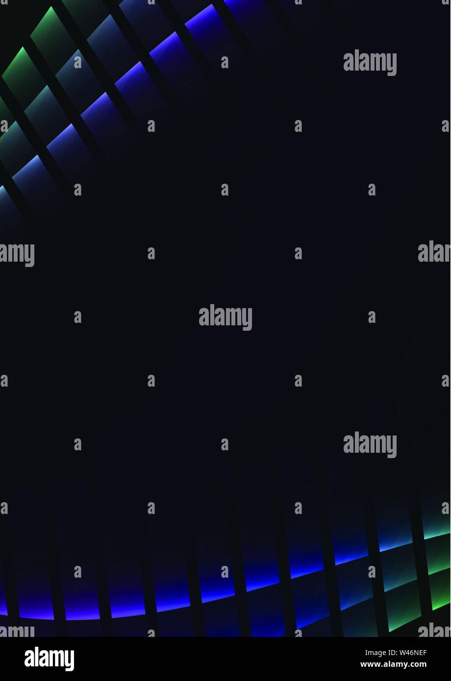 multicolor overlap pixel in dark background, geometric layer backdrop ...