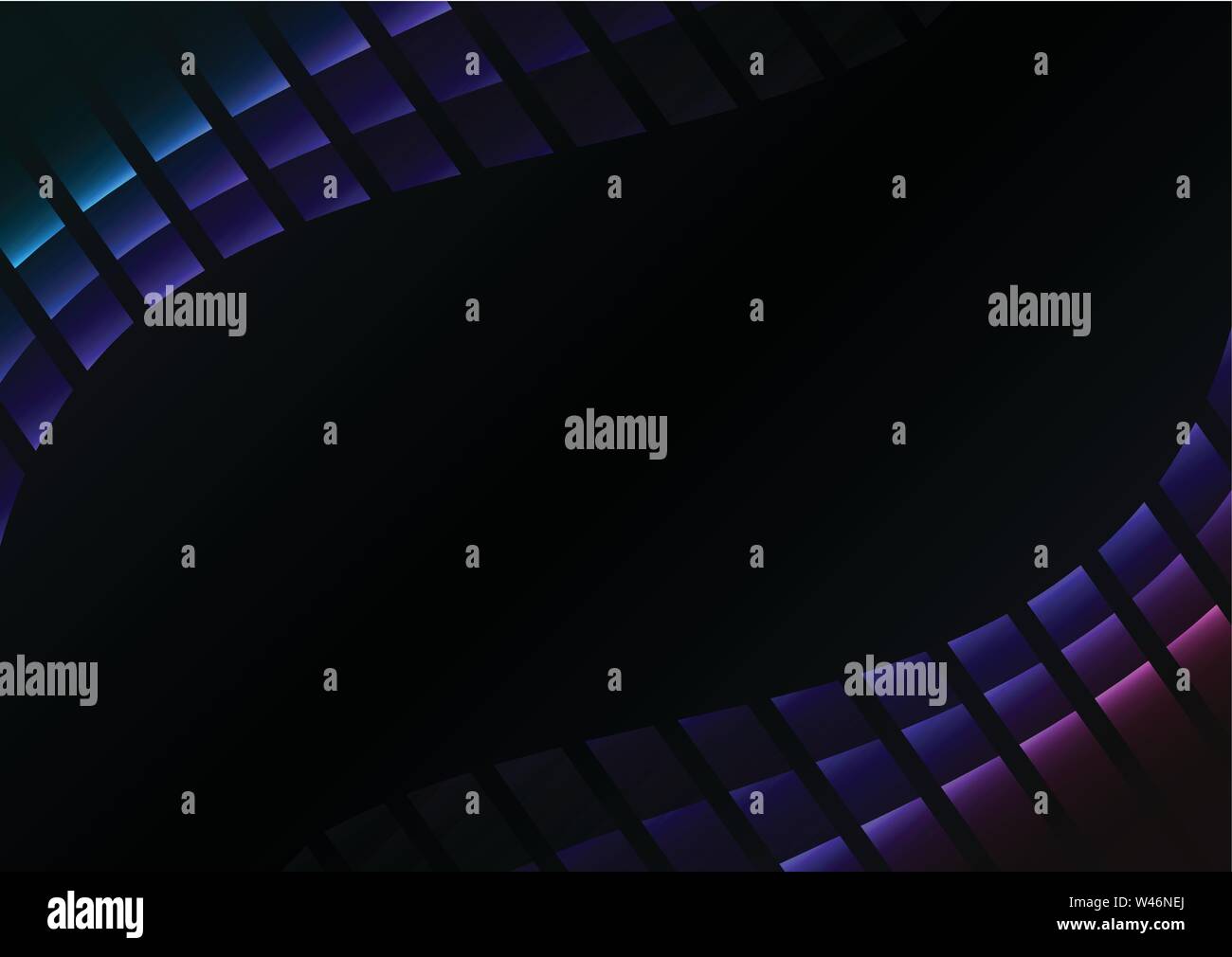 multicolor overlap pixel in dark background, geometric layer backdrop ...