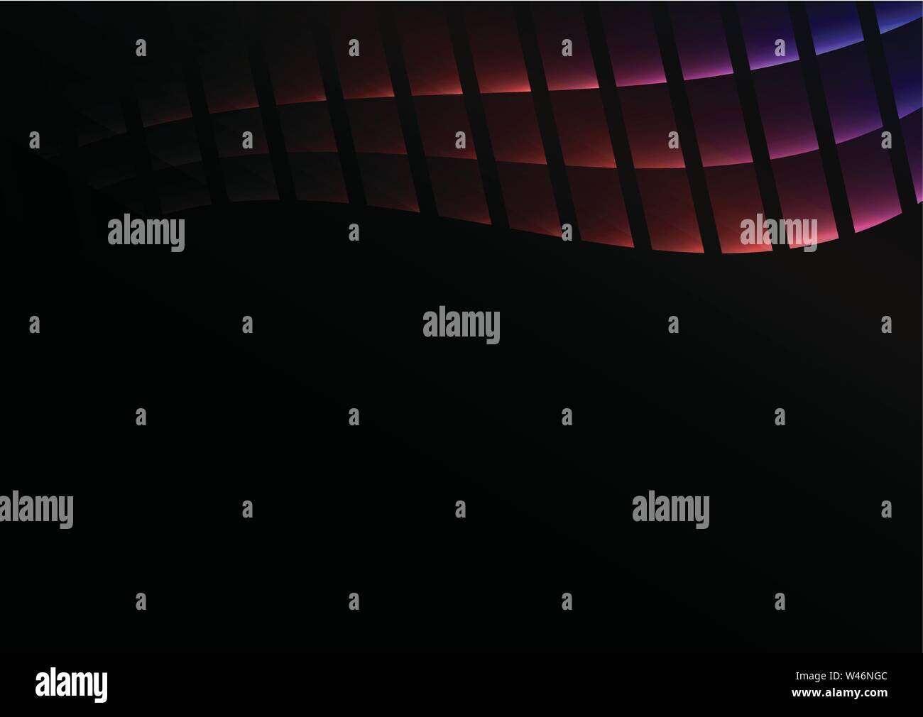 multicolor overlap pixel in dark background, geometric layer backdrop ...