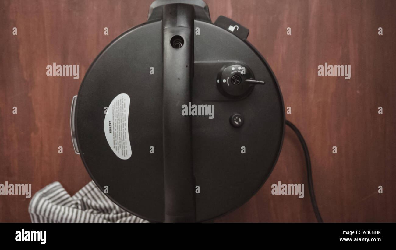 Step by step. Flat lay. Cooking beet soup, borscht with organic ...