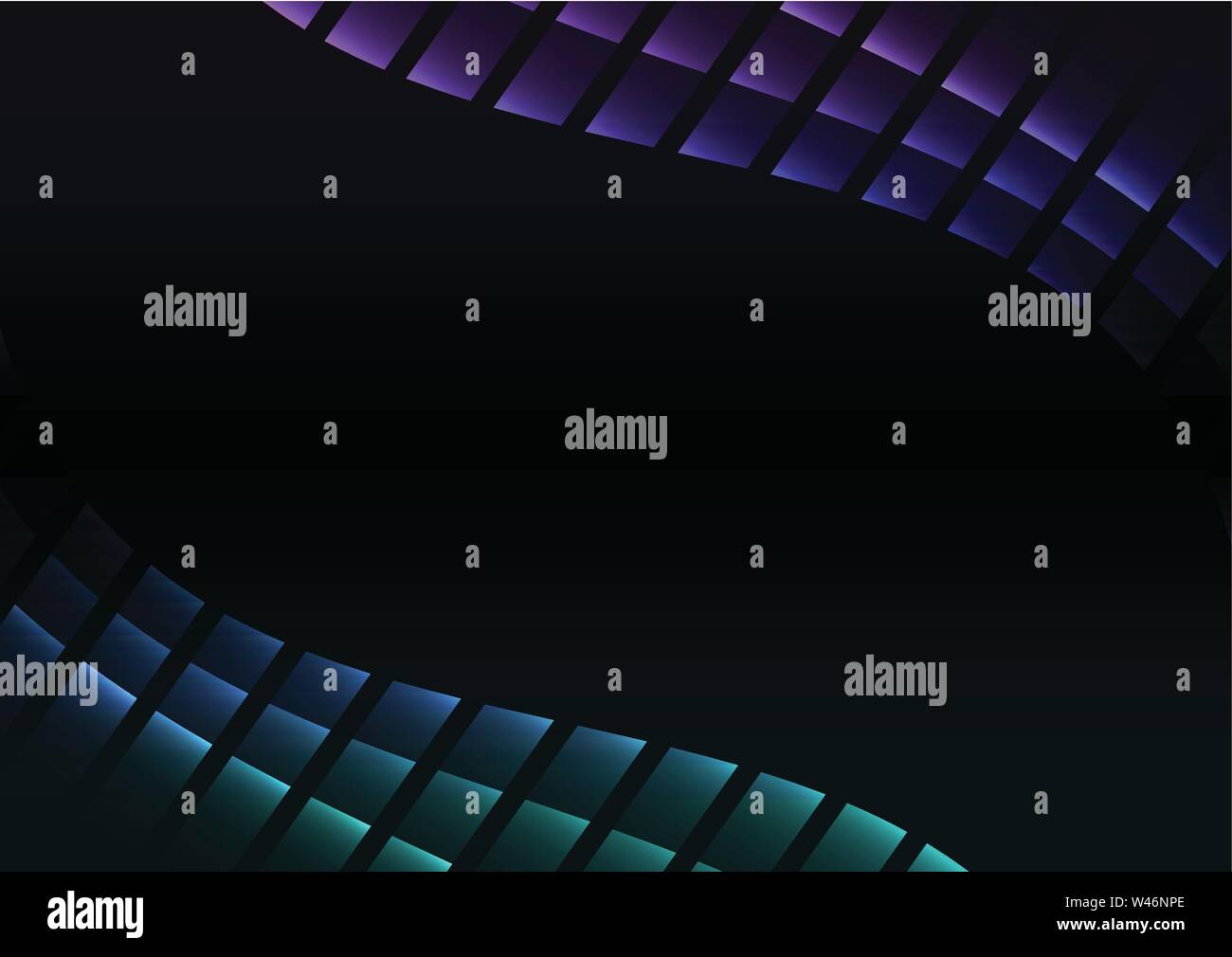 multicolor overlap pixel in dark background, geometric layer backdrop ...