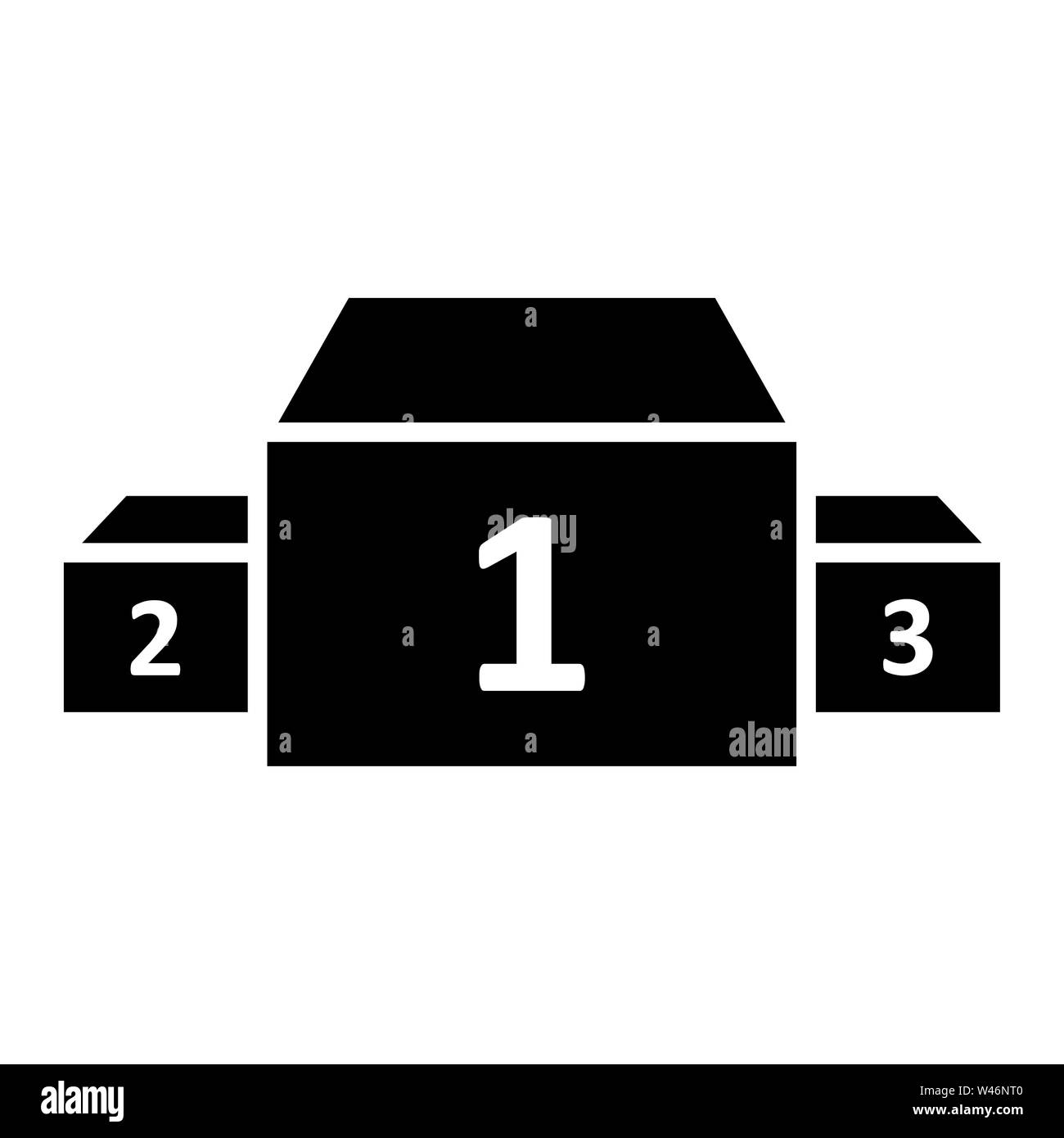 podium winners icon or logo illustration. Perfect use for website ...