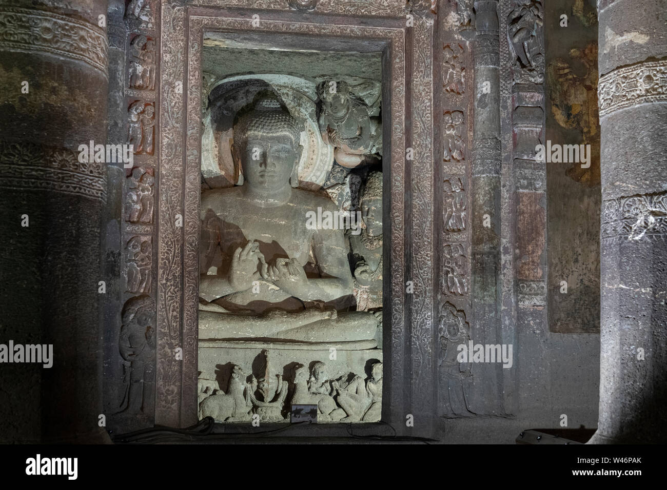Ajanta Caves Inside High Resolution Stock Photography and Images - Alamy