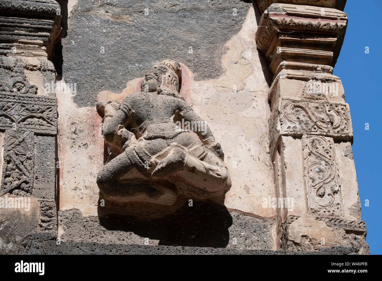 India, Maharashtra, Ellora, Ellora Caves. Cave 16, Kailasa aka ...