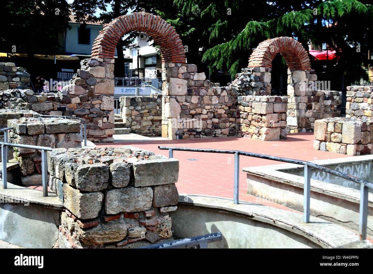 Ancient map in SOZOPOL - Black Sea - BULGARIA Stock Photo - Alamy