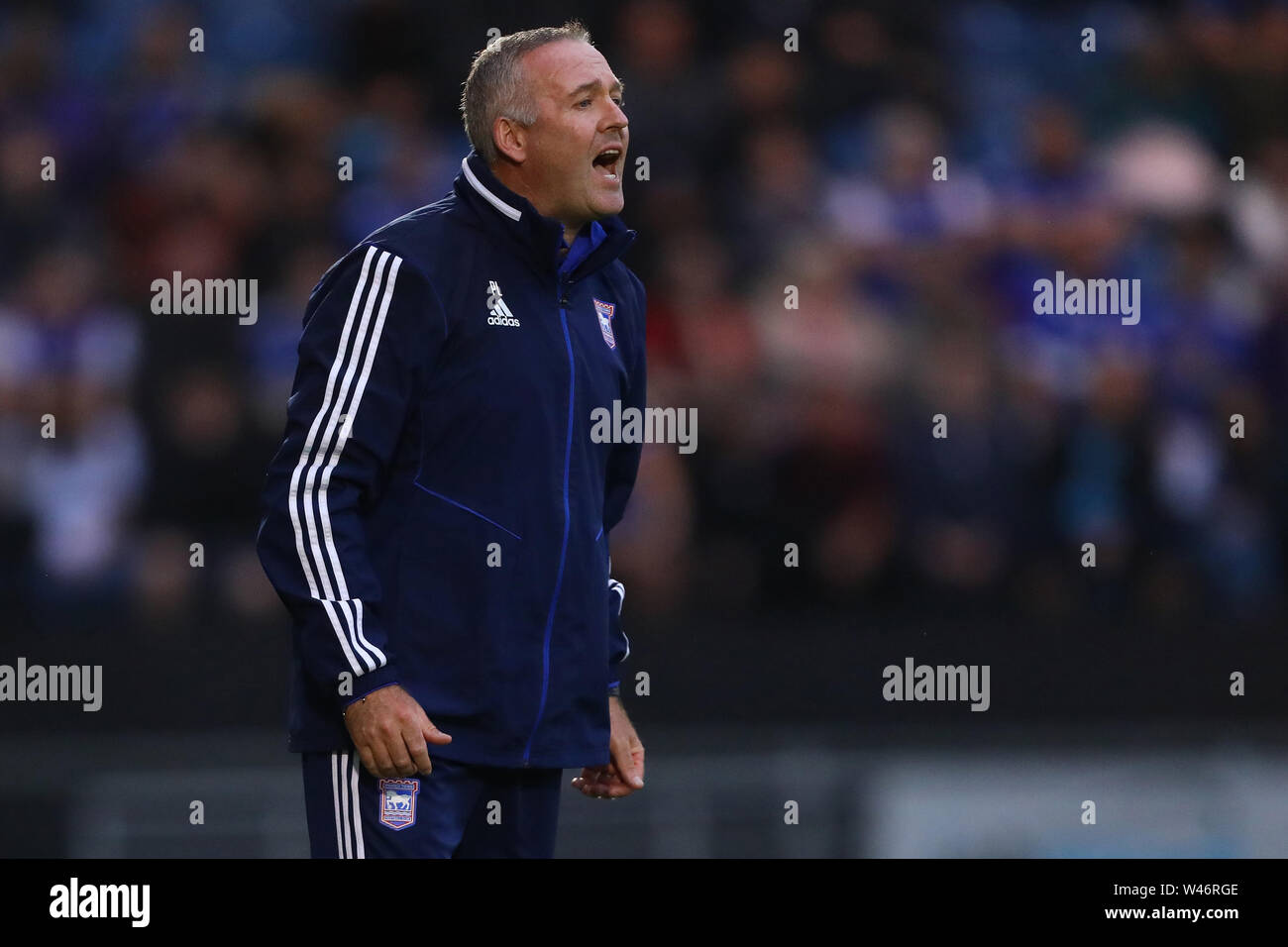 Manager of Ipswich Town, Paul Lambert - Colchester United v Ipswich ...