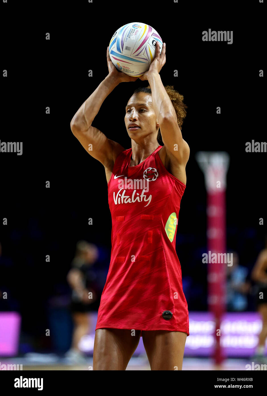 England's Serena Guthrie in action against New Zealand during the ...