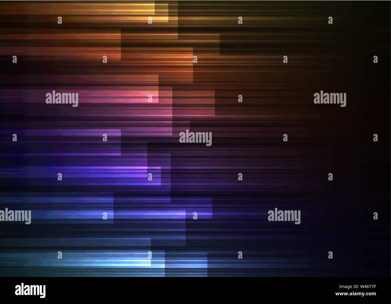 multicolour wave overlap in dark background, stripe layer backdrop ...