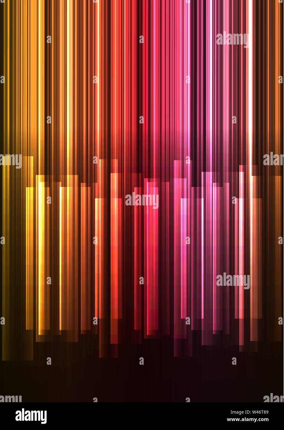 multicolour wave overlap in dark background, stripe layer backdrop ...