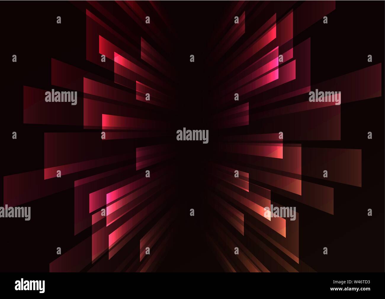 multicolor overlap stripe rush in dark background, bar layer backdrop ...