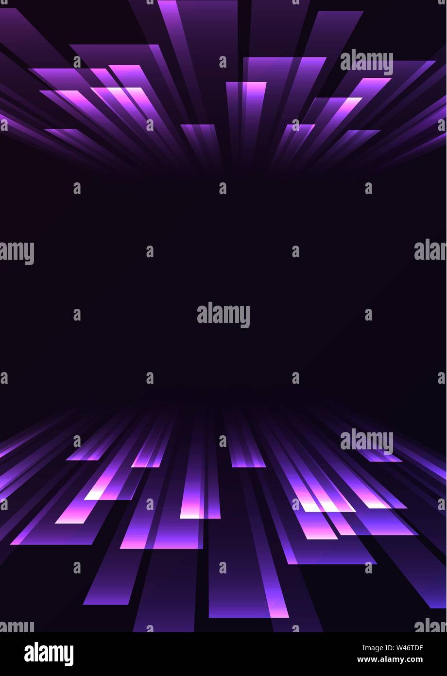 multicolor overlap stripe rush in dark background, bar layer backdrop ...