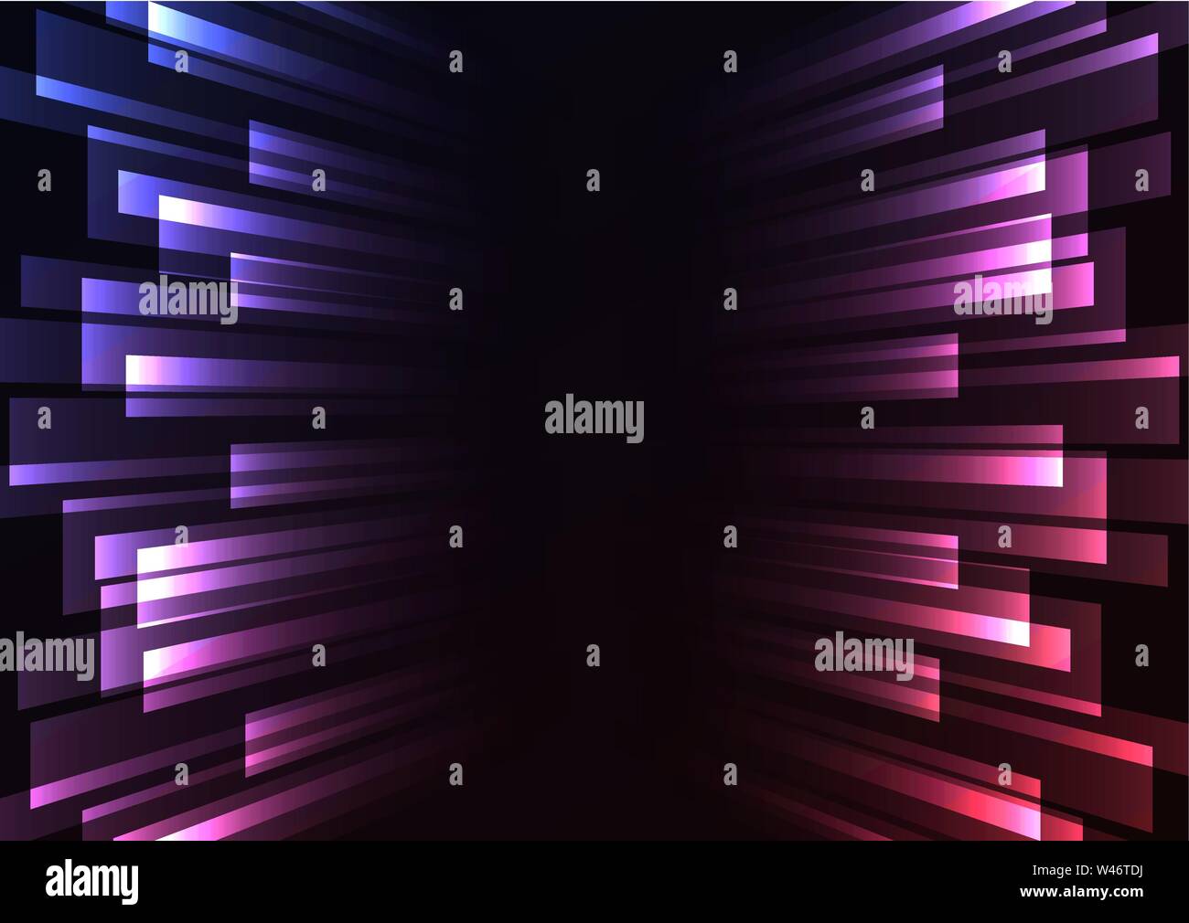 multicolor overlap stripe rush in dark background, bar layer backdrop ...