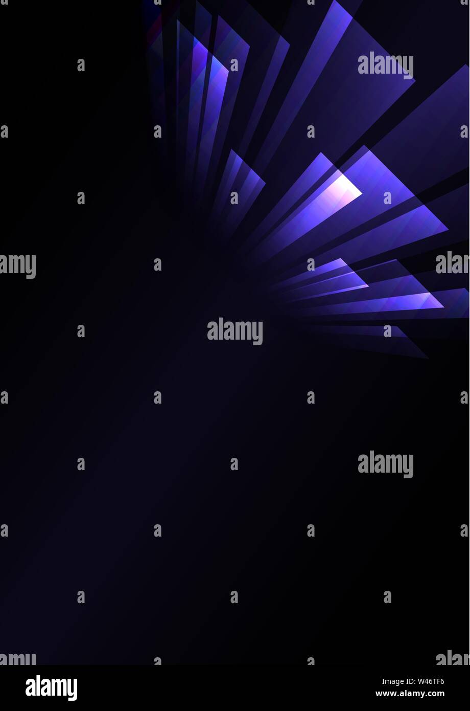 Multicolor Overlap Stripe Rush In Dark Background Bar Layer Backdrop