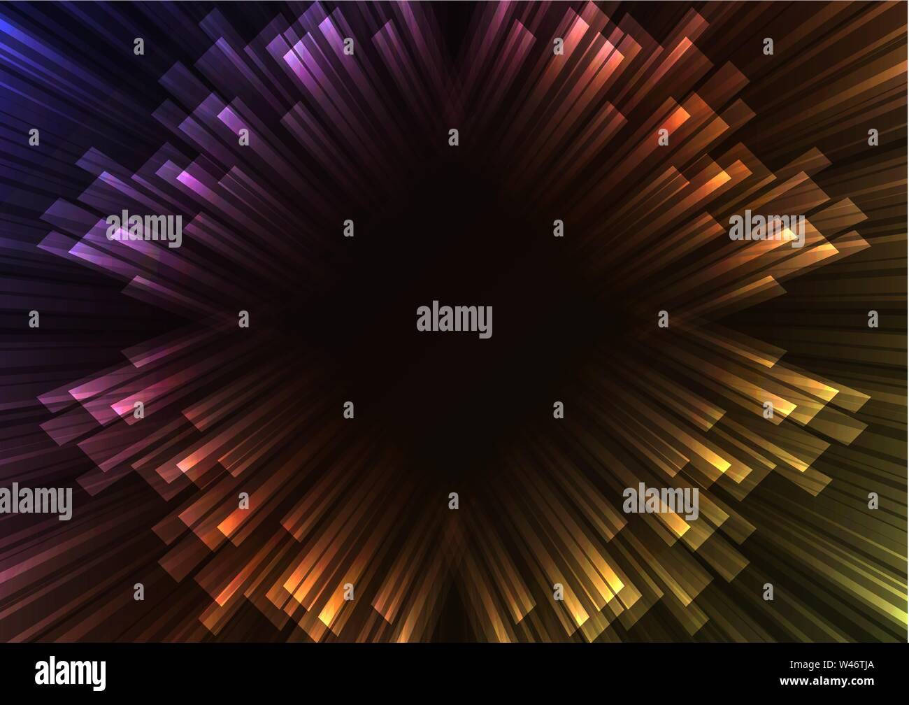 Multicolor Overlap Stripe Rush In Dark Background Bar Layer Backdrop