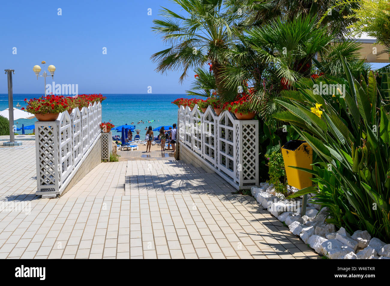 Protaras Sea front, Protaras, Cyprus Stock Photo - Alamy