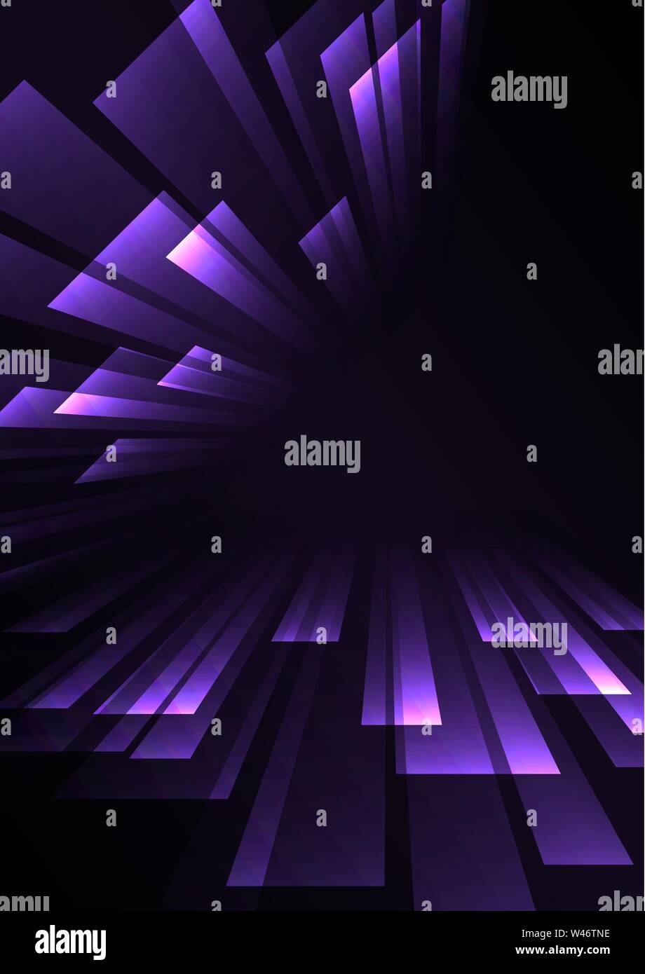 Multicolor Overlap Stripe Rush In Dark Background Bar Layer Backdrop