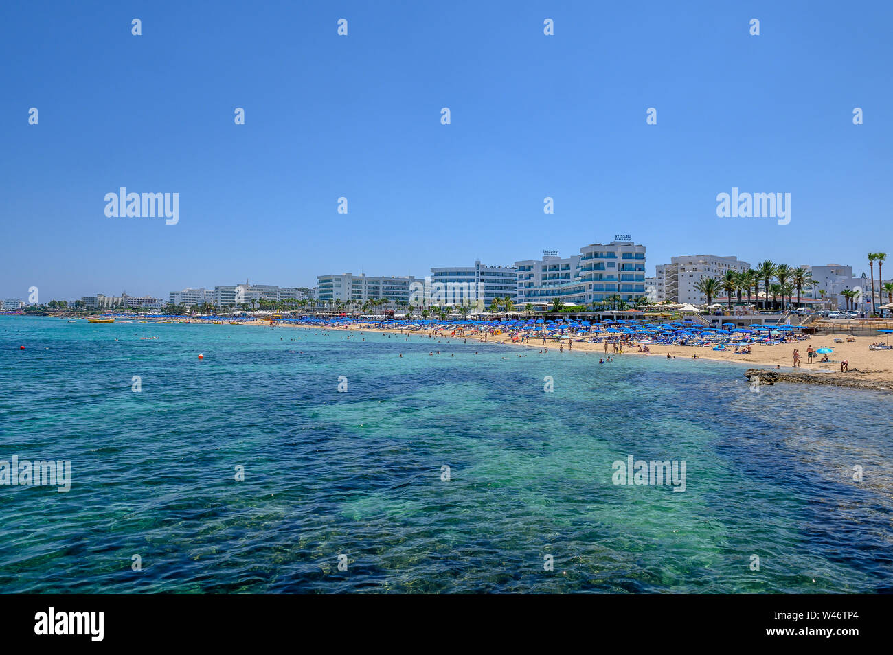 Protaras Sea front, Protaras, Cyprus Stock Photo - Alamy