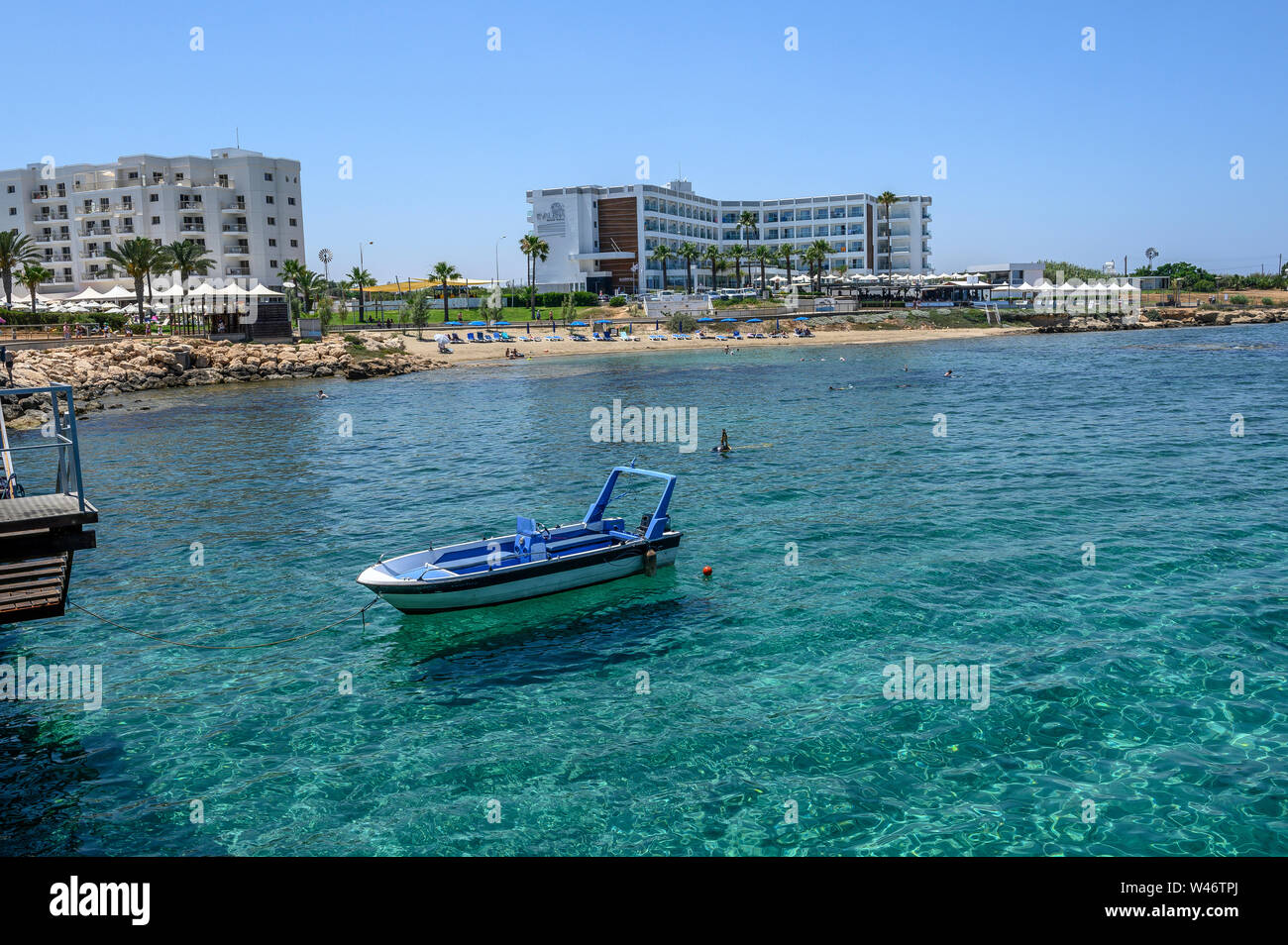 Protaras Sea front, Protaras, Cyprus Stock Photo - Alamy