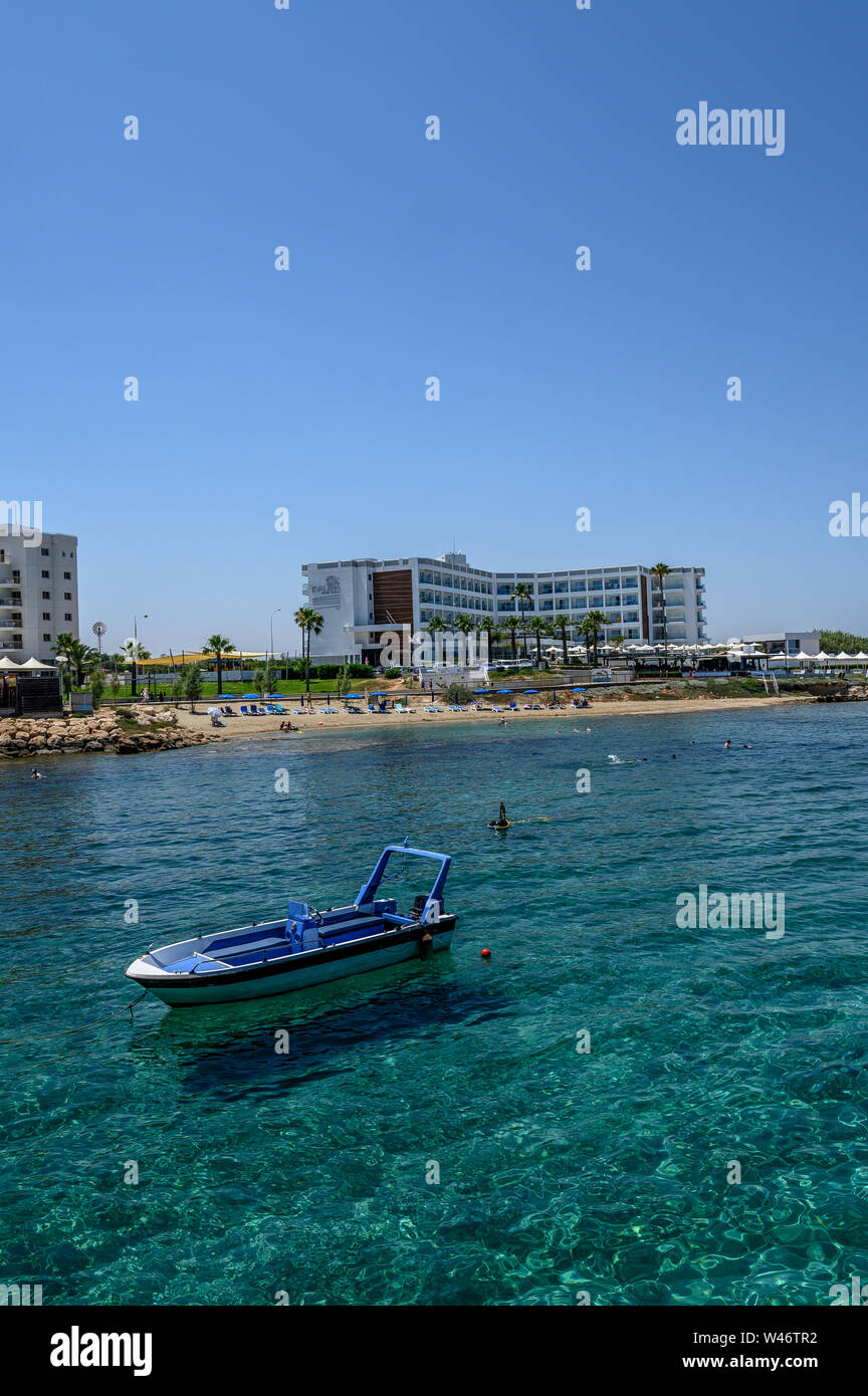 Protaras Sea front, Protaras, Cyprus Stock Photo - Alamy