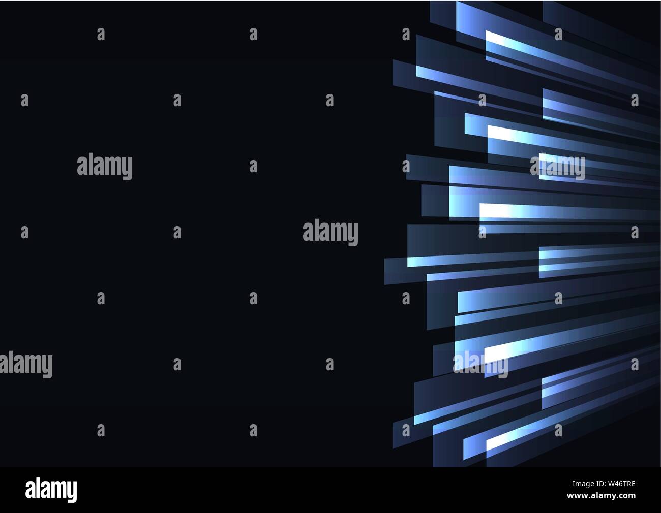 gradient color overlap stripe rush in dark background, bar layer ...