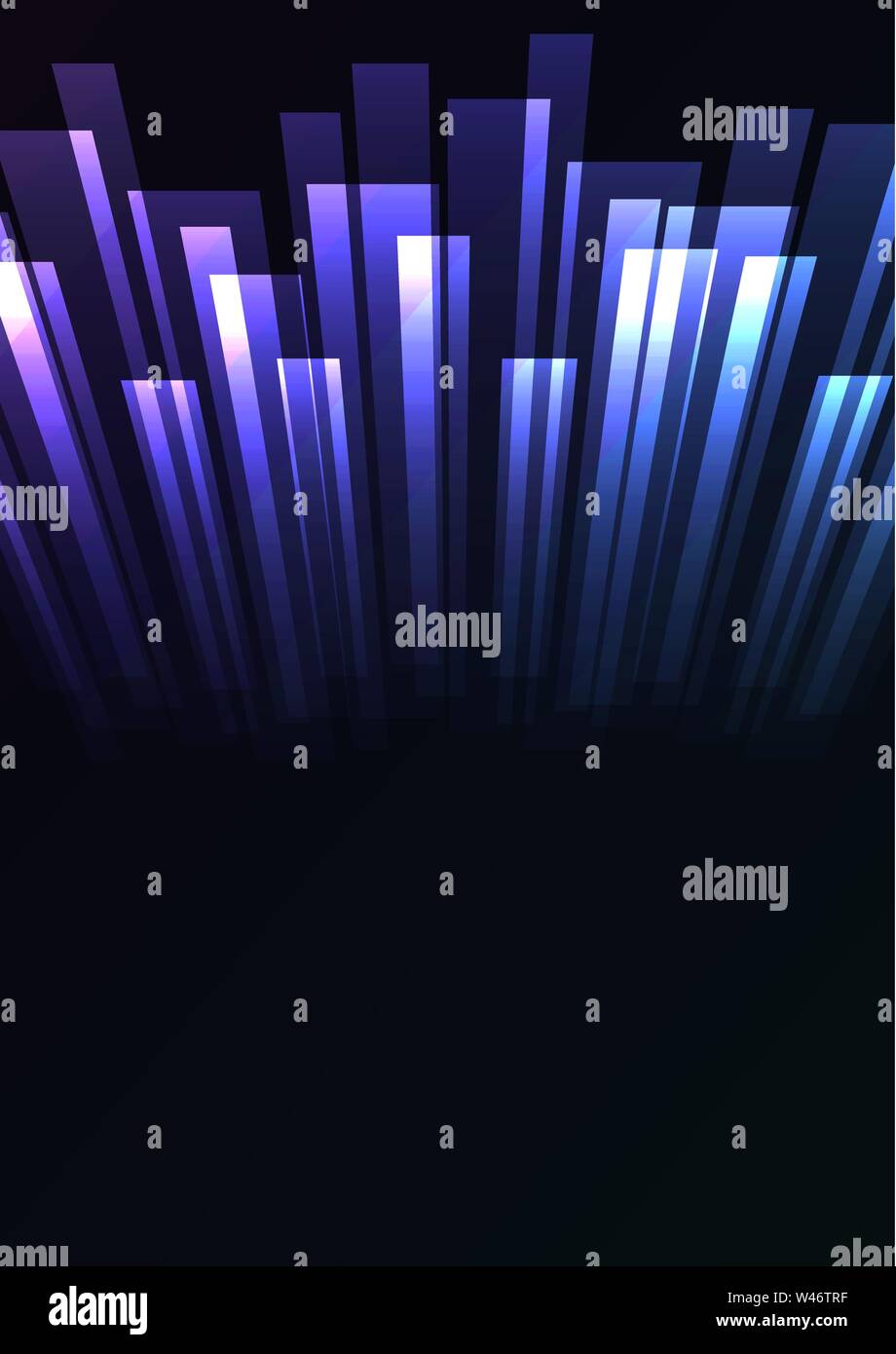 Gradient Color Overlap Stripe Rush In Dark Background Bar Layer