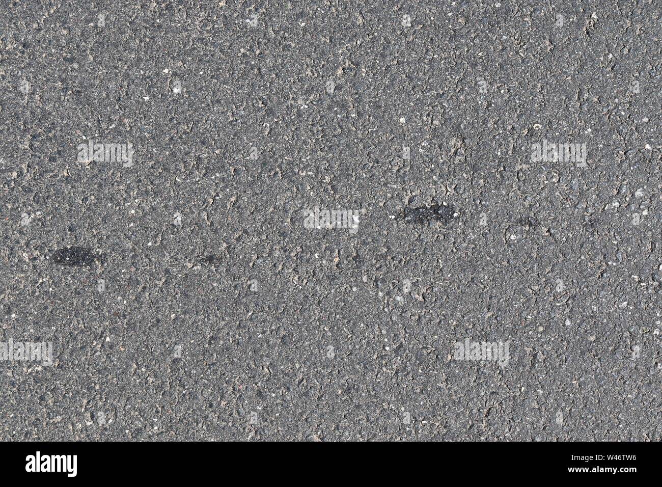 Detailed close up view on asphalt surfaces of different streets and ...