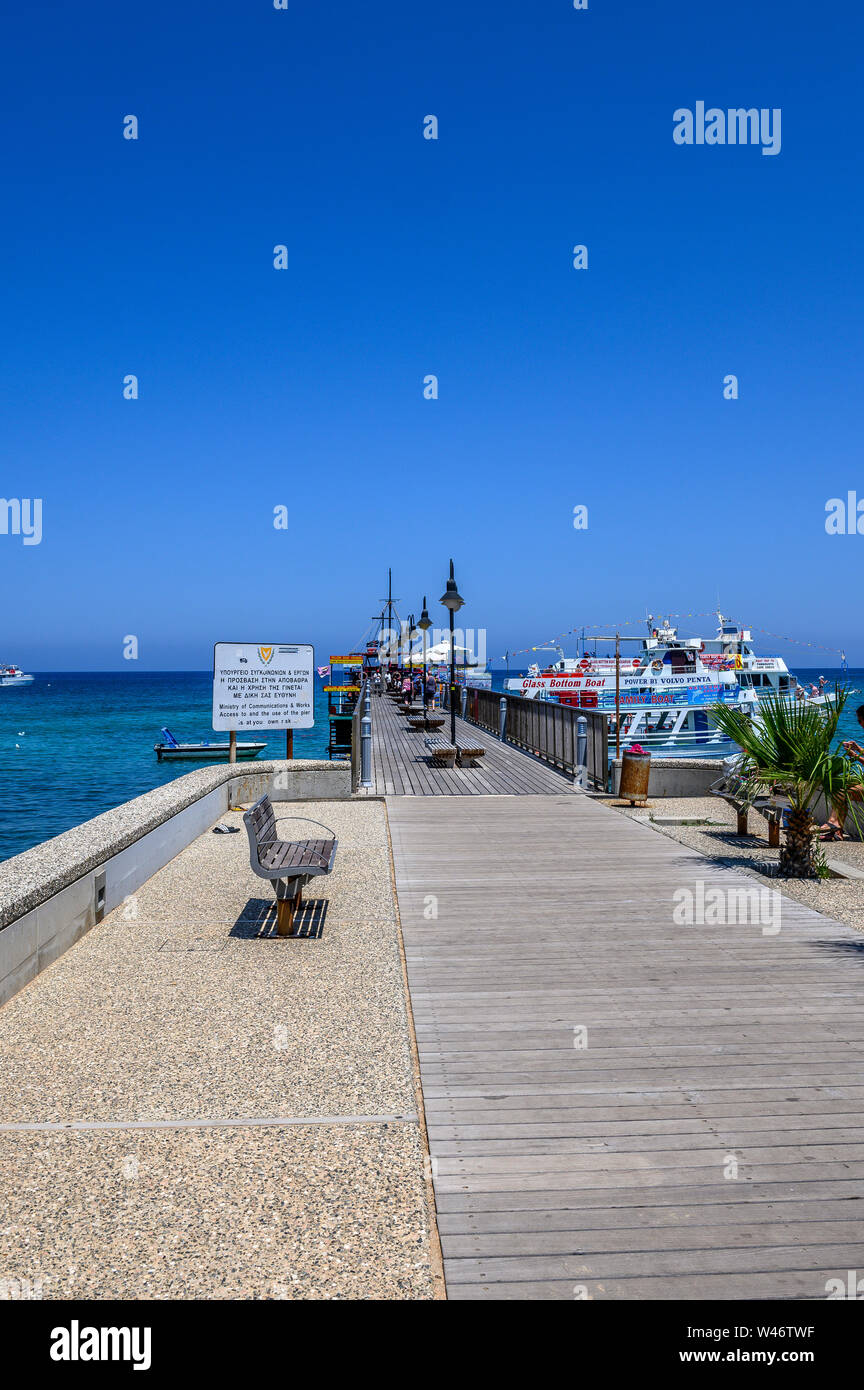 Protaras Sea front, Protaras, Cyprus Stock Photo - Alamy