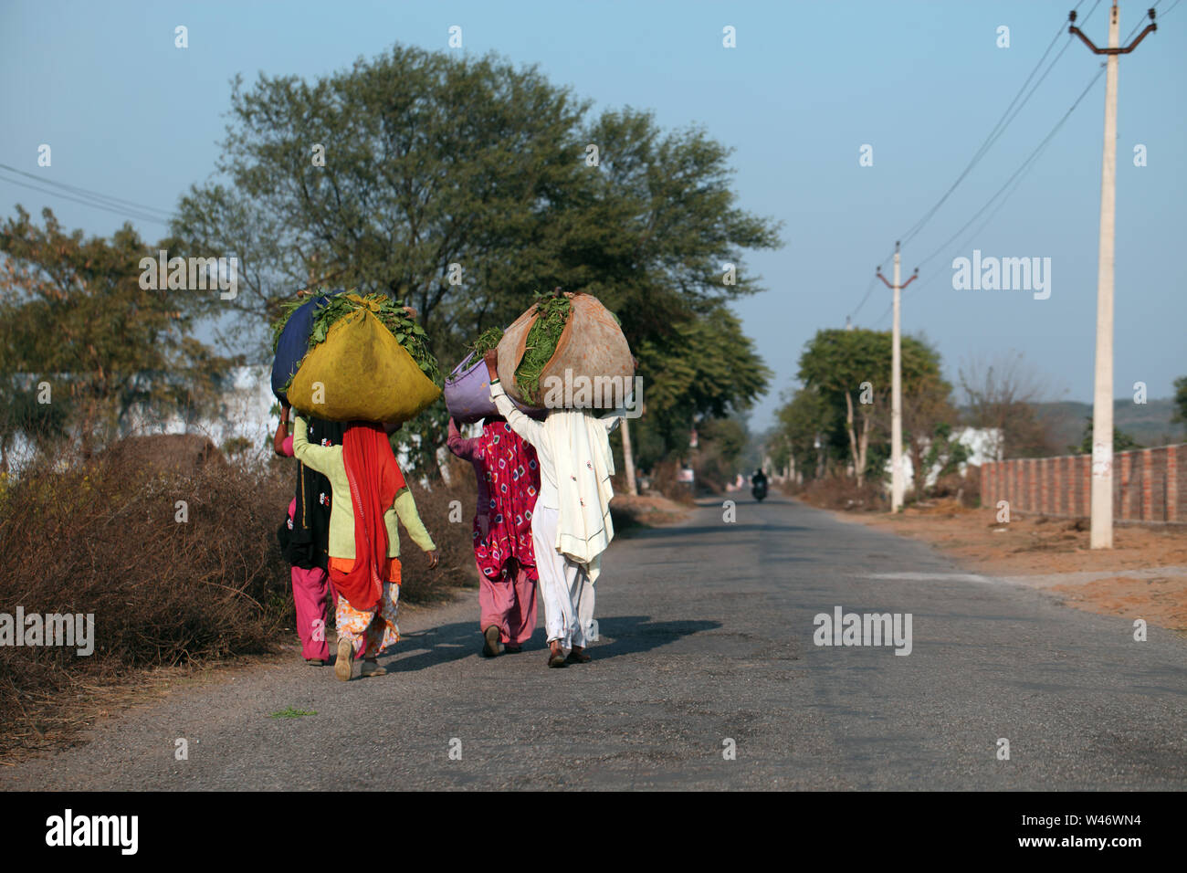 Rural india women electricity hi-res stock photography and images - Alamy