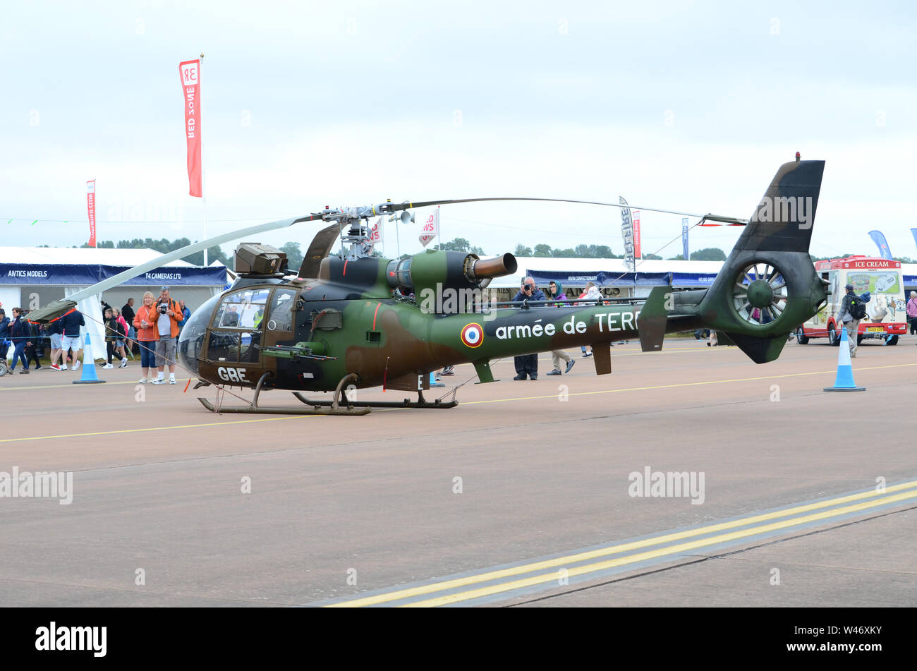 Westland Gazelle, French helicopter Stock Photo - Alamy