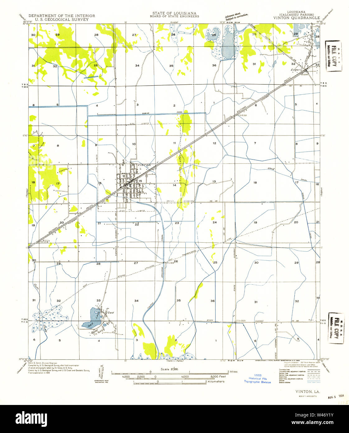Map of vinton hi-res stock photography and images - Alamy