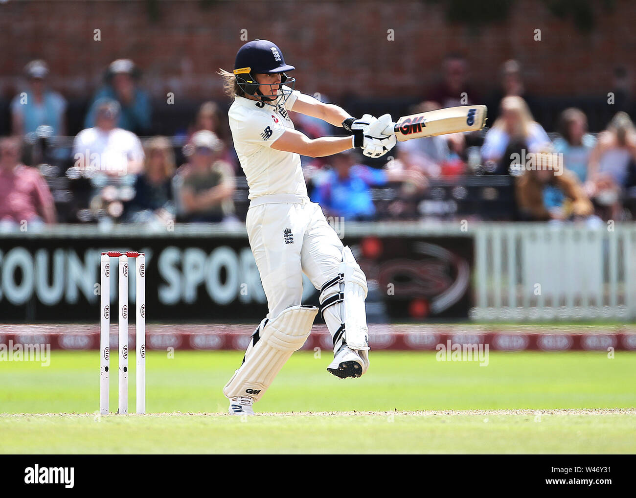 England's Amy Jones in batting action during day three of the Women's ...
