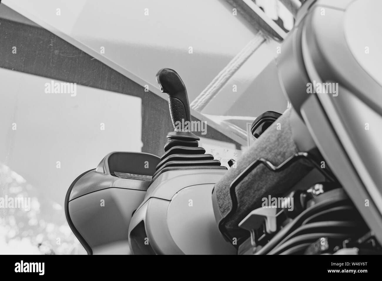 Excavator cab interior hi-res stock photography and images - Alamy