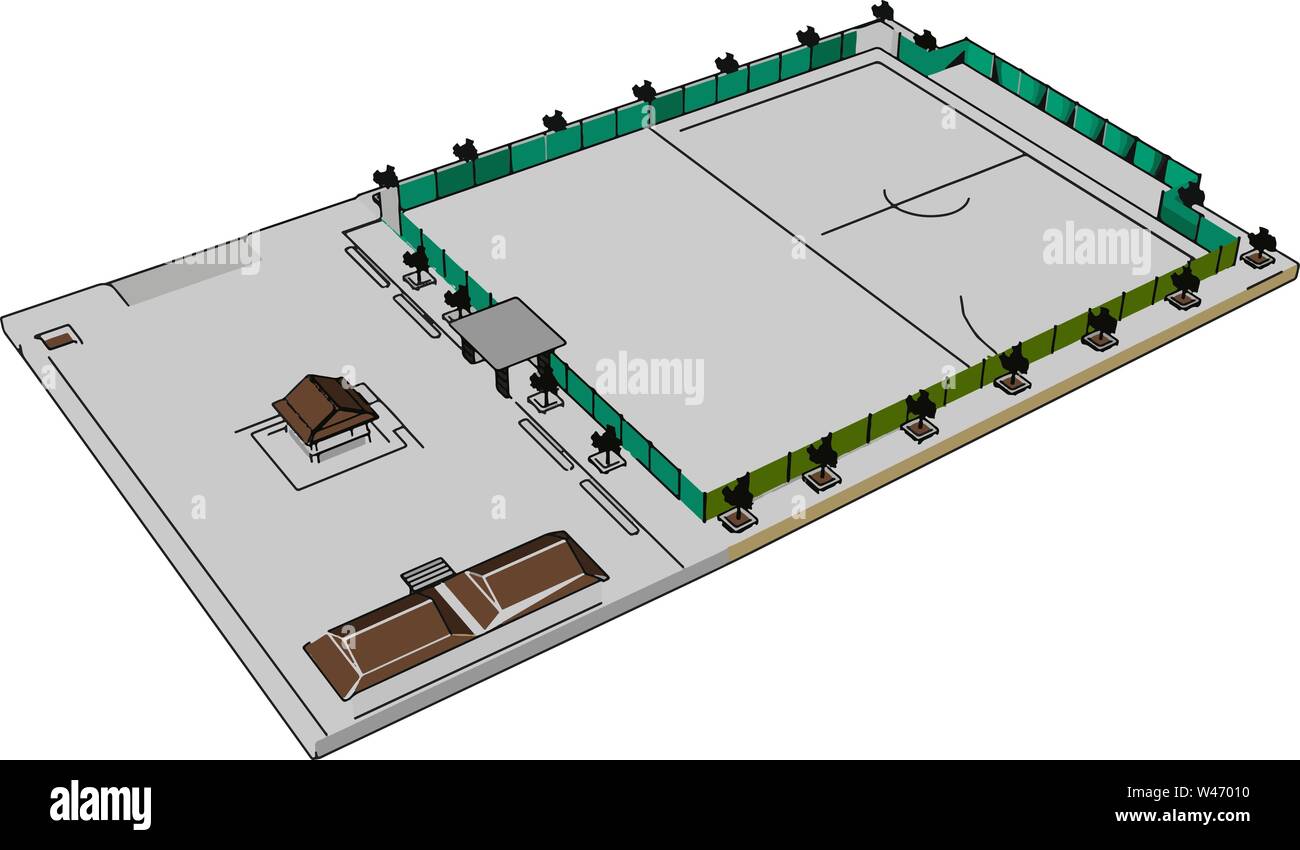 Terrain, illustration, vector on white background Stock Vector Image ...