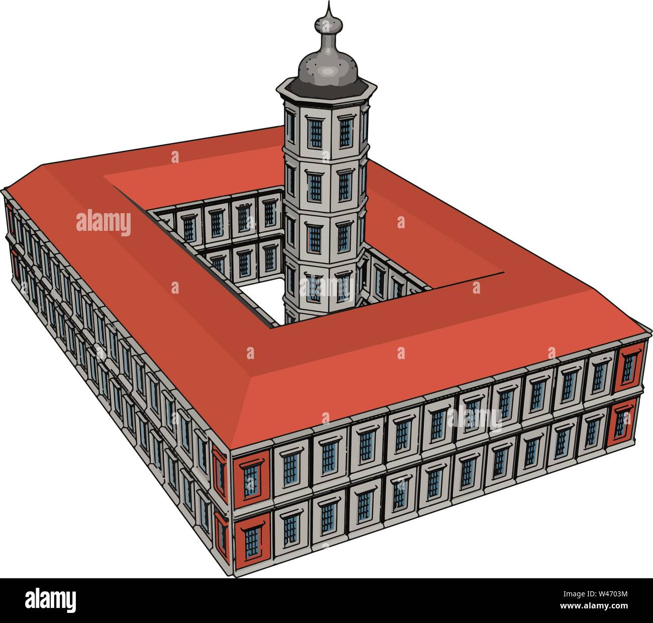 Beauty beautiful architecture Stock Vector Images - Alamy