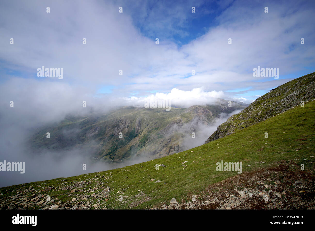 Aerial view of snowdonia hi-res stock photography and images - Alamy