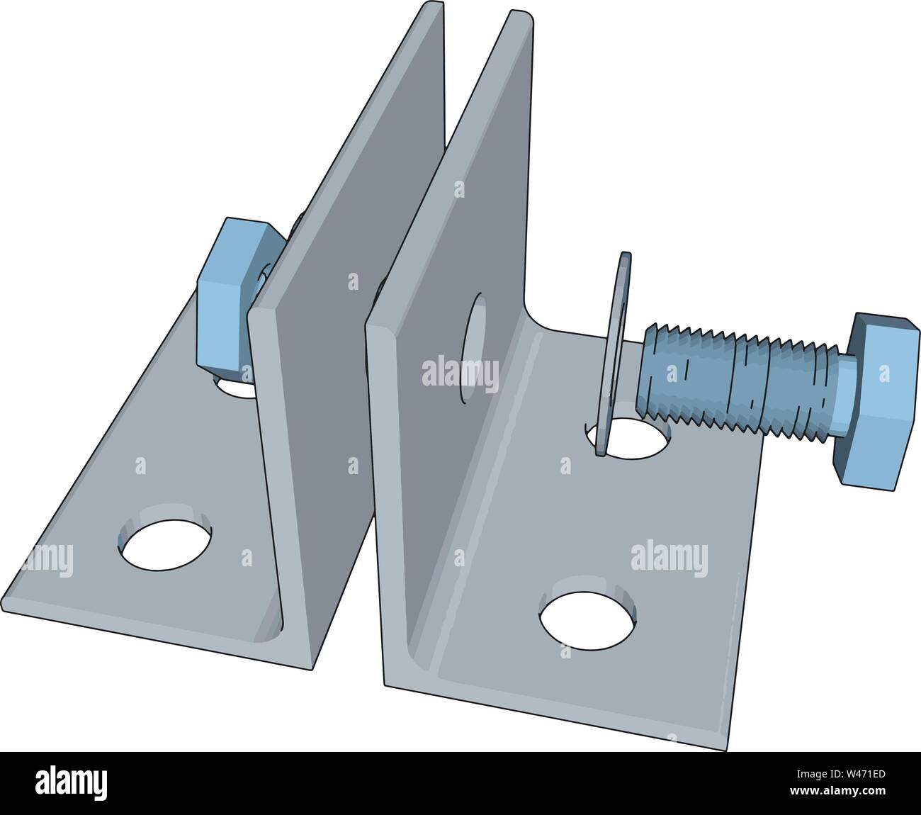 White lever, illustration, vector on white background Stock Vector ...