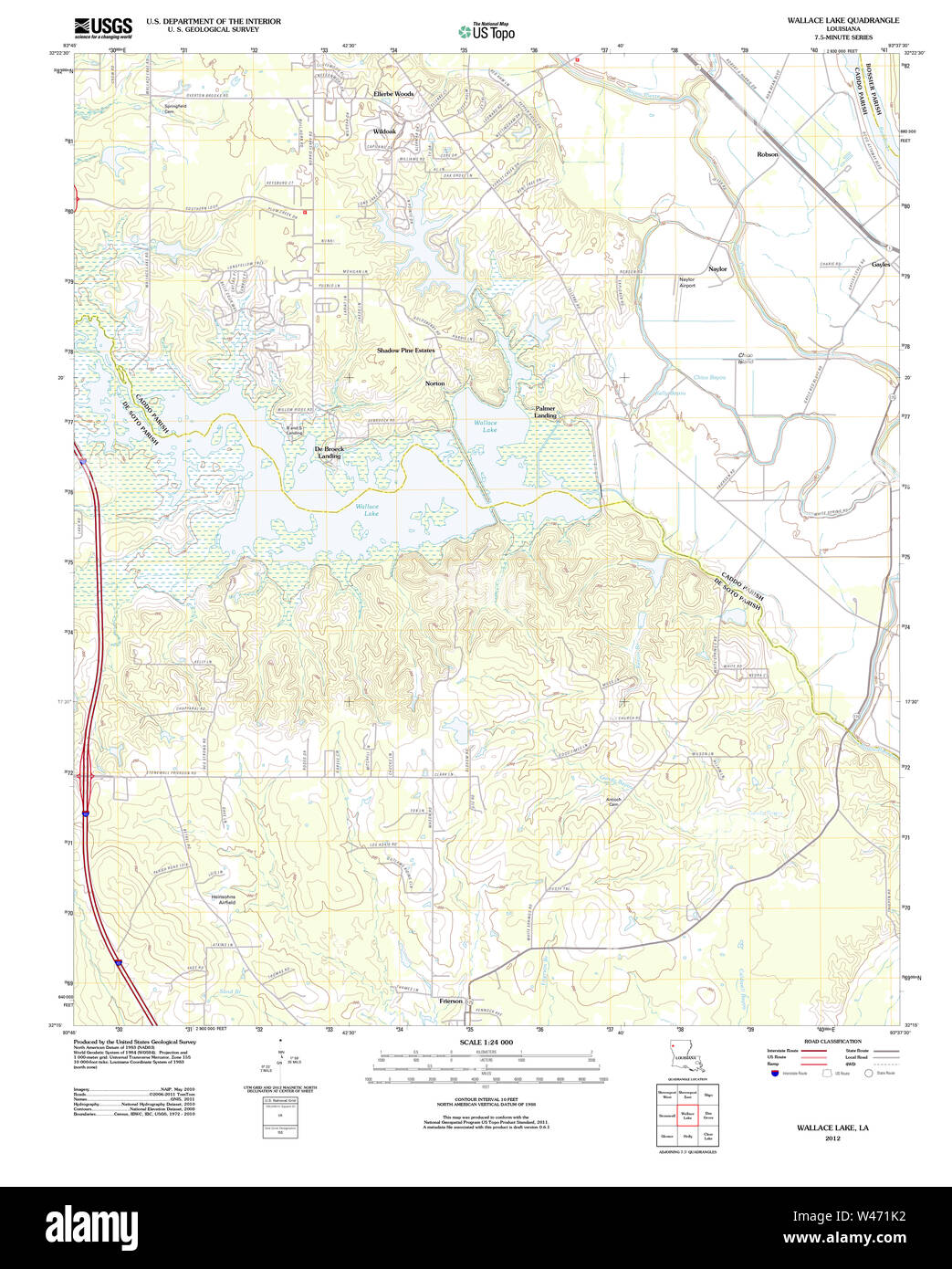 Map of wallace Cut Out Stock Images & Pictures - Alamy
