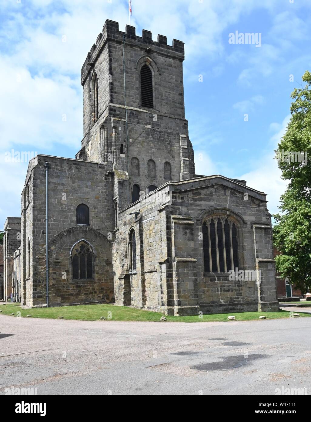 St Mary's Church, Melbourne, Derbyshire Stock Photo - Alamy