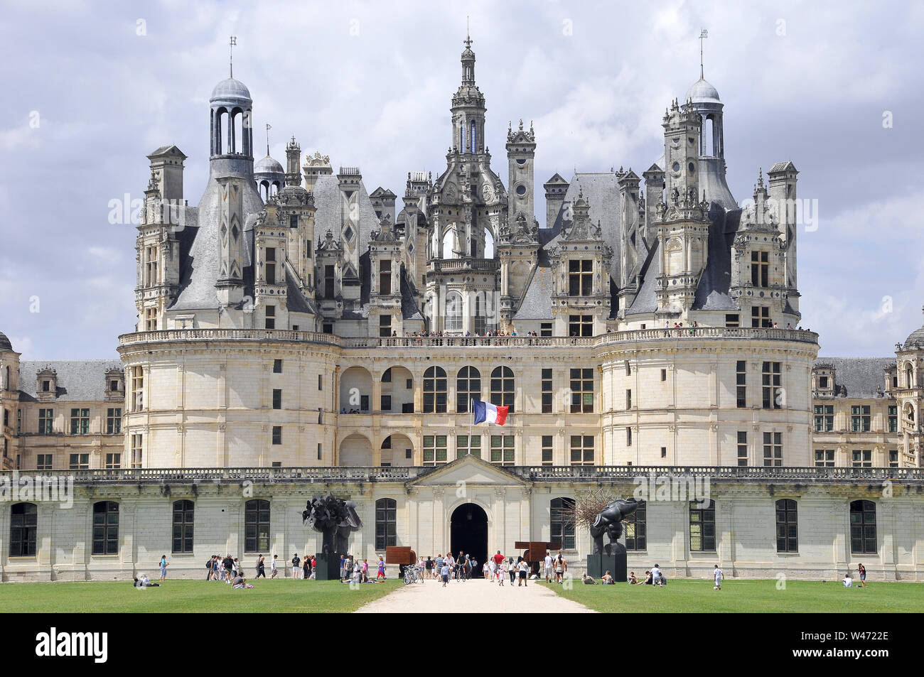 Château de Chambord, France, Europe, UNESCO World Heritage Site Stock ...