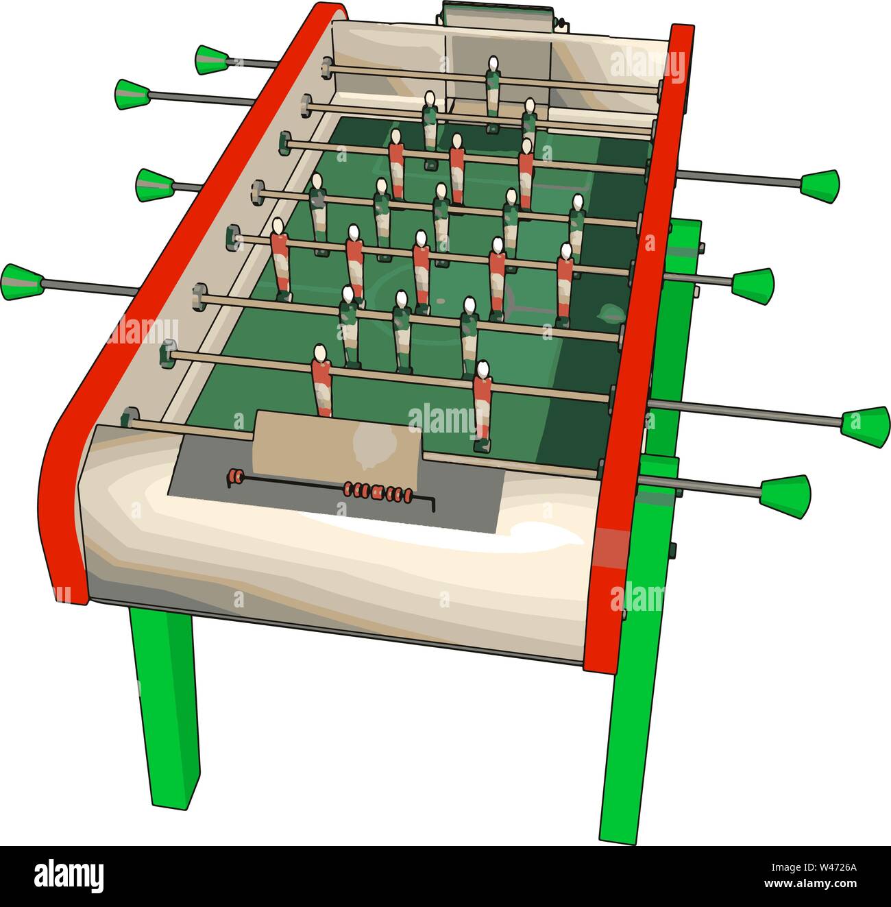 Toy goalkeeper Stock Vector Images - Alamy