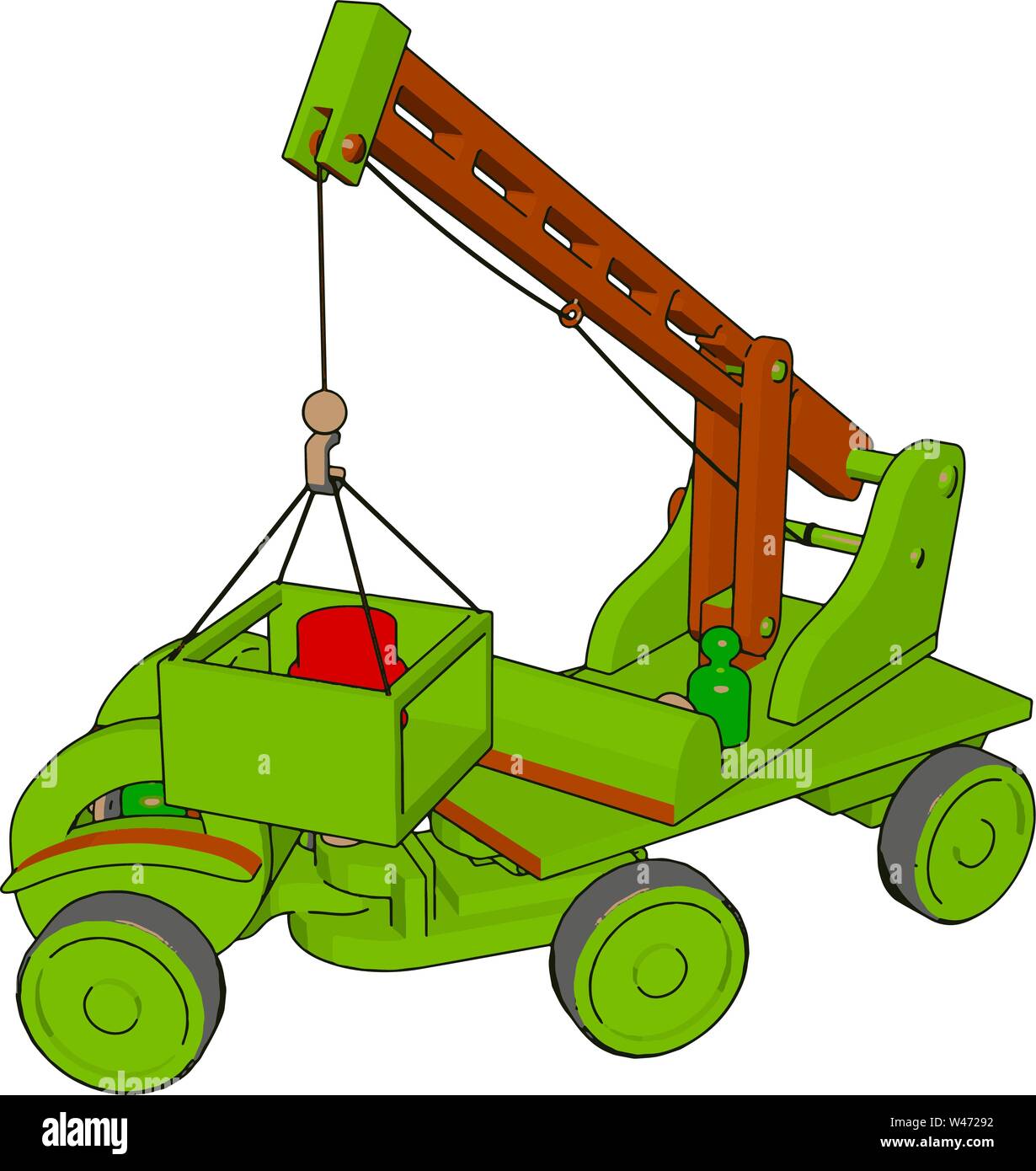 Construction vehicles drawing hi-res stock photography and images - Alamy