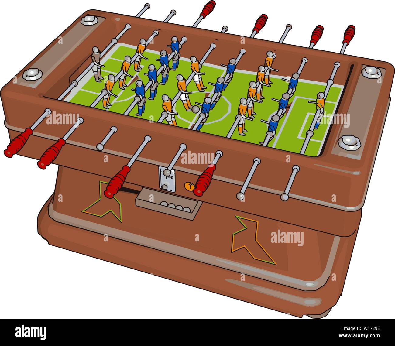 Football figurine Stock Vector Images - Alamy