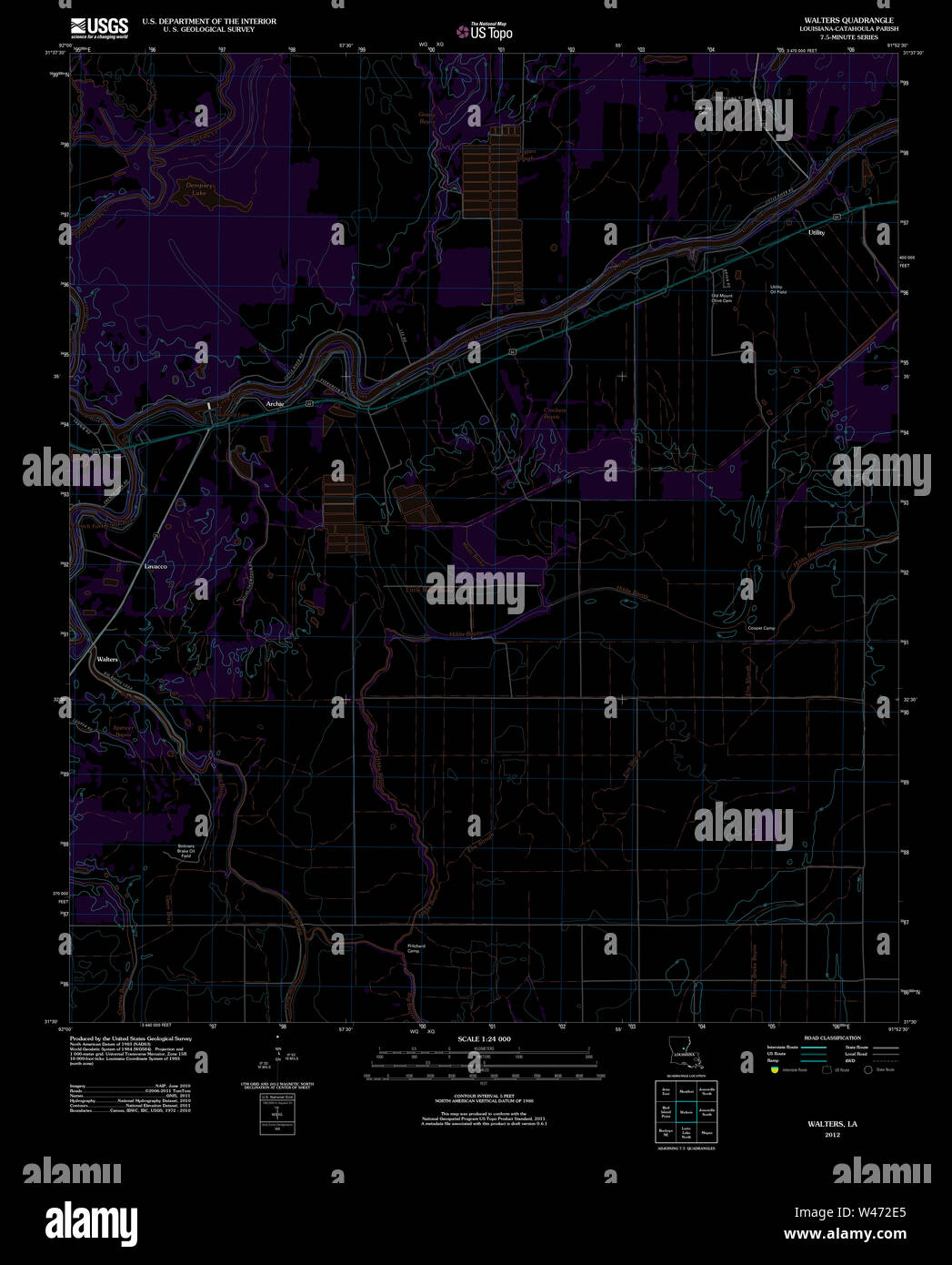 Walters map hi-res stock photography and images - Alamy
