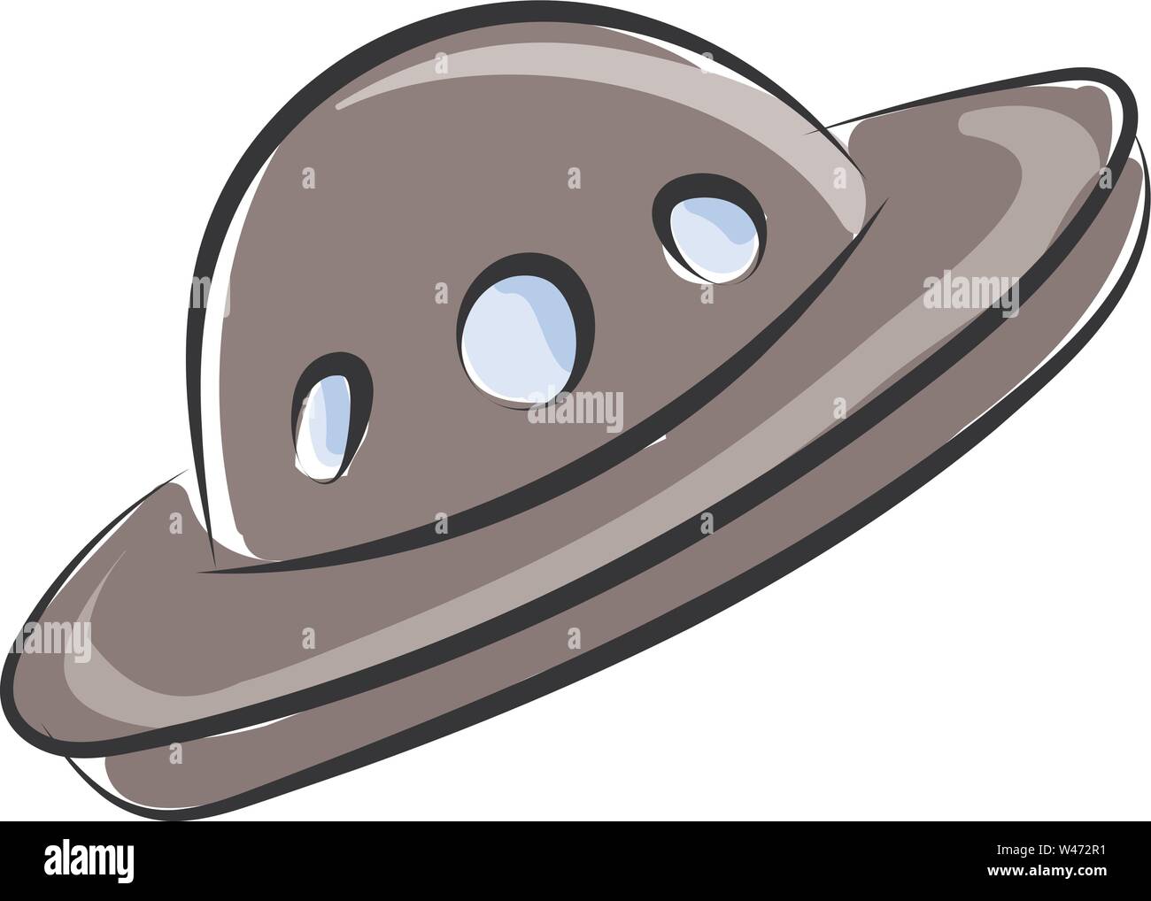 NLO, illustration, vector on white background Stock Vector Image & Art ...