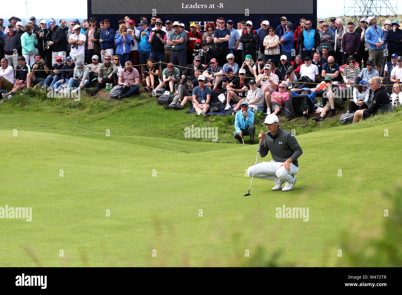Usas jordan spieth on 4th green hi-res stock photography and images - Alamy