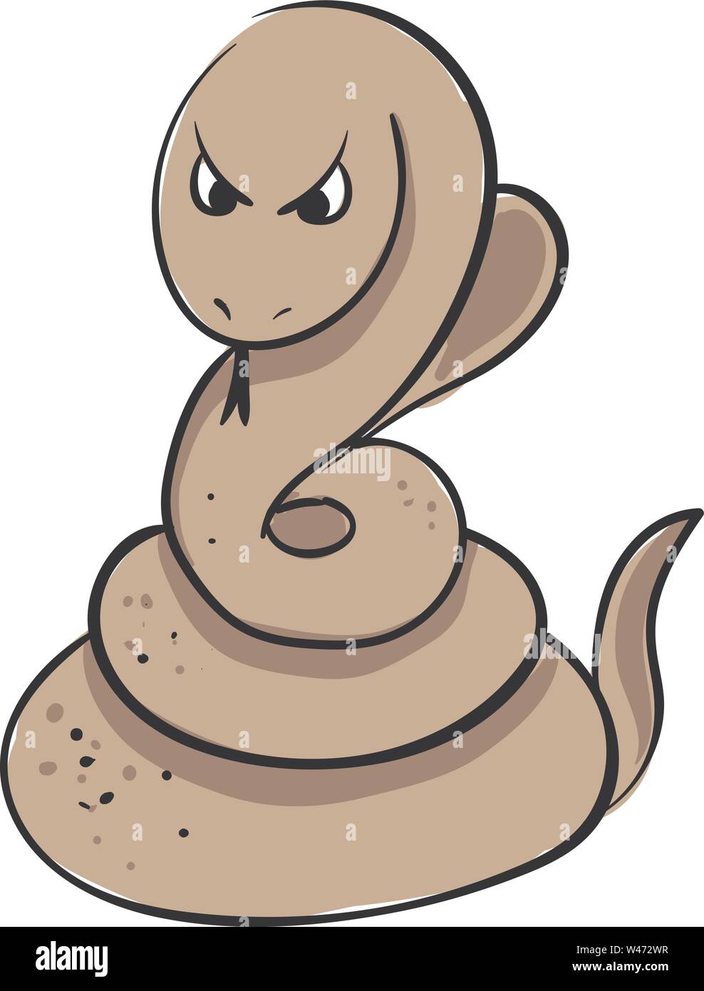 Angry Snake Cartoon
