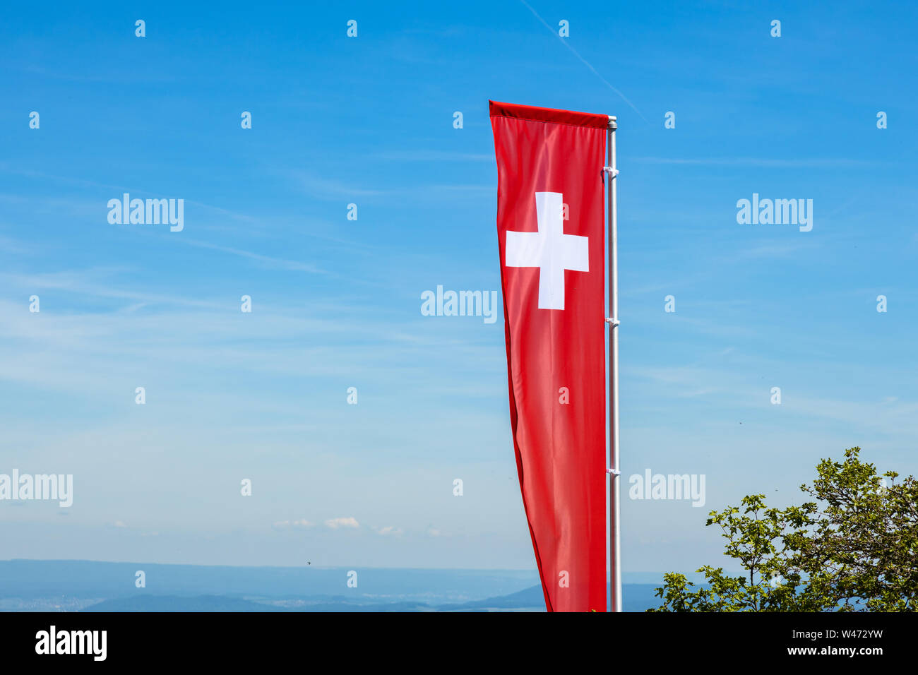 Swiss Flags In Zurich High Resolution Stock Photography and Images - Alamy